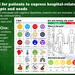 Communication Board for Hospital Patients nonverbal, Aphasia, Intubated ...