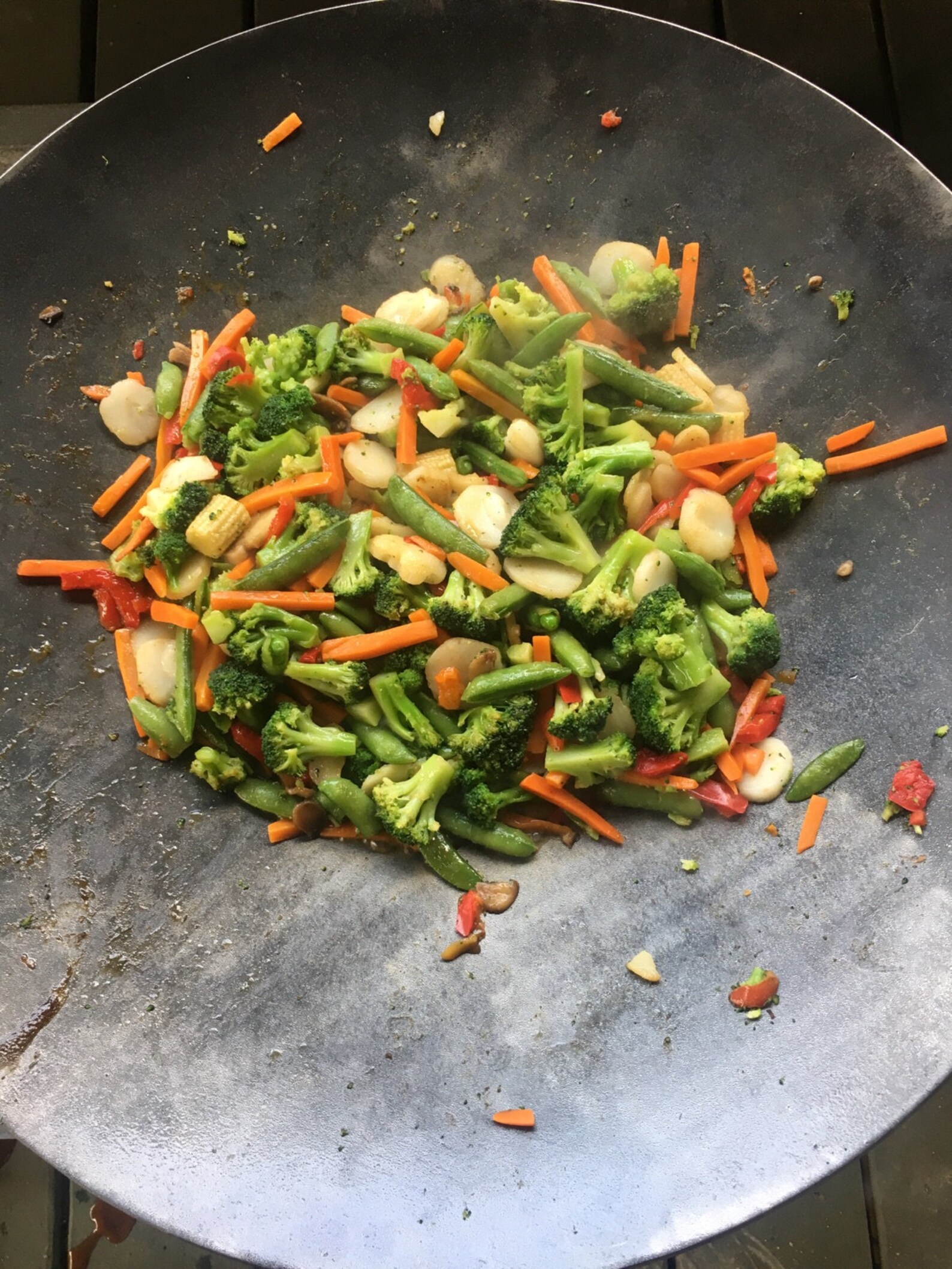 Outdoor Wok With Serving Trivet. - Etsy