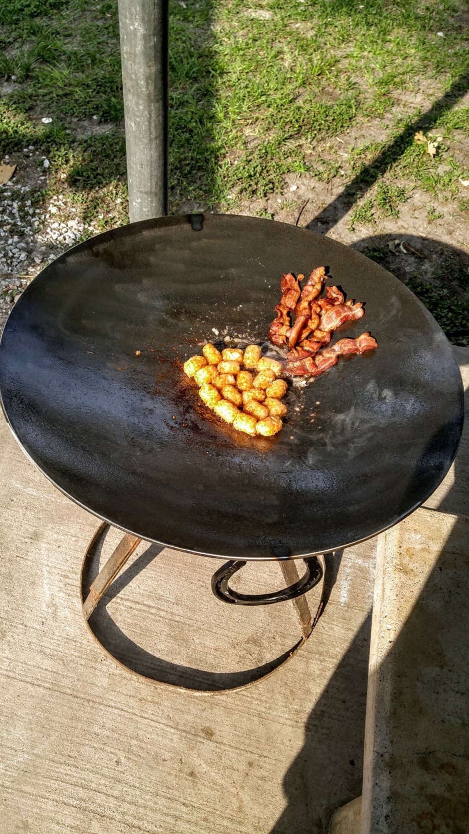 Outdoor Wok With Serving Trivet. - Etsy