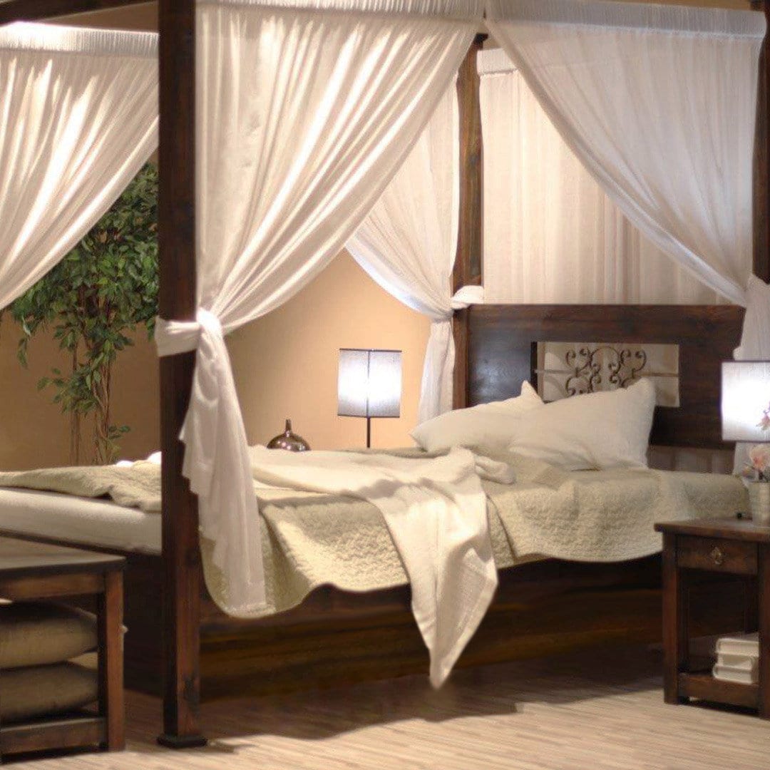Kalamantan - Madura Wooden Bed With Canopy | Container Bed | Canopy Bed ...