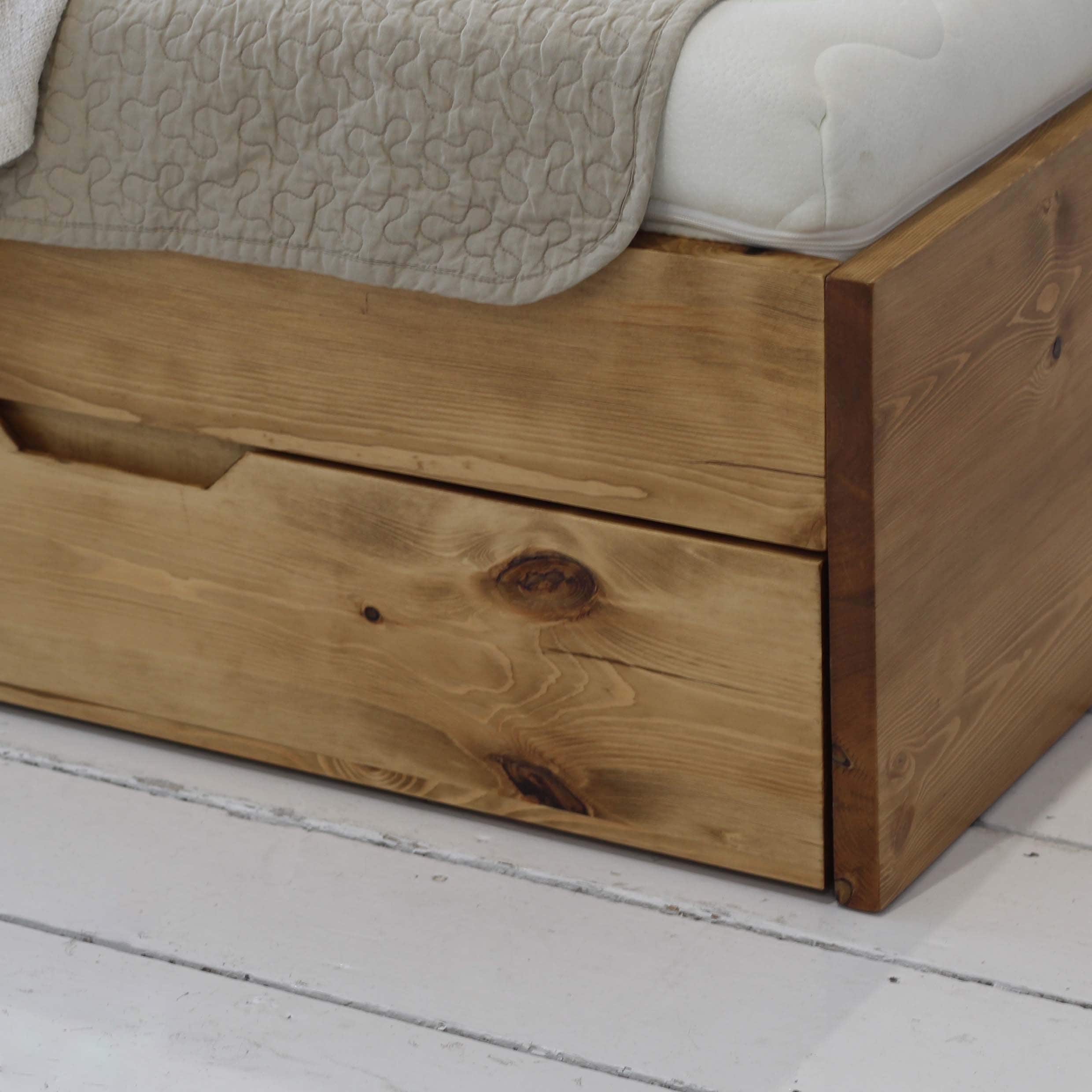 Kalamantan Sumatra Wooden Bed With Drawers Drawers Bed Wooden Bed ...