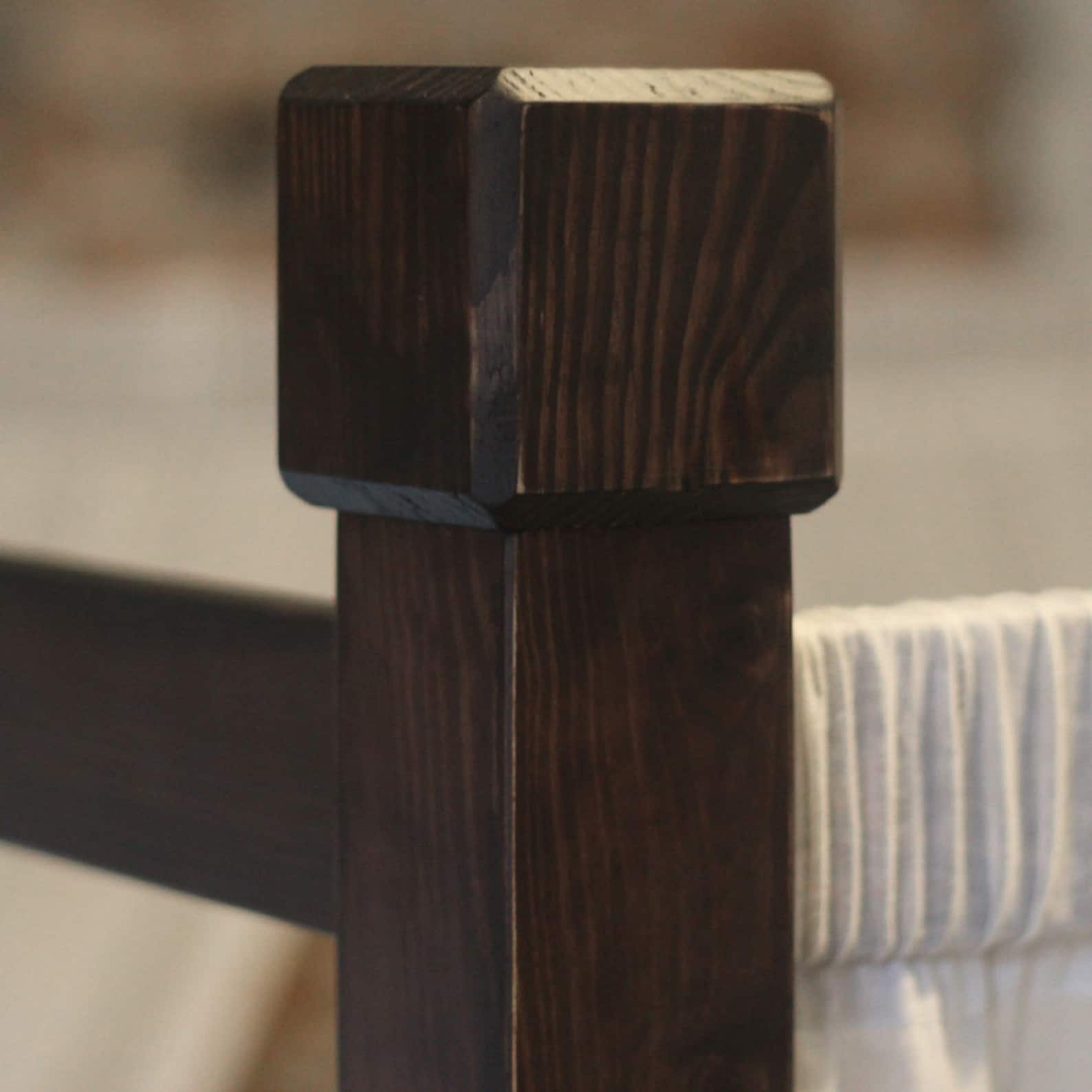 Kalamantan Solid Wood Canopy Bed Lovina Canopy Bed Frame Pine Bed Beam ...