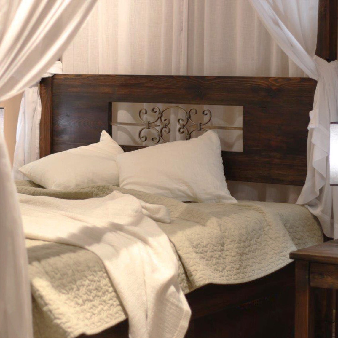 Kalamantan Madura Wooden Bed With Canopy Container Bed - Etsy