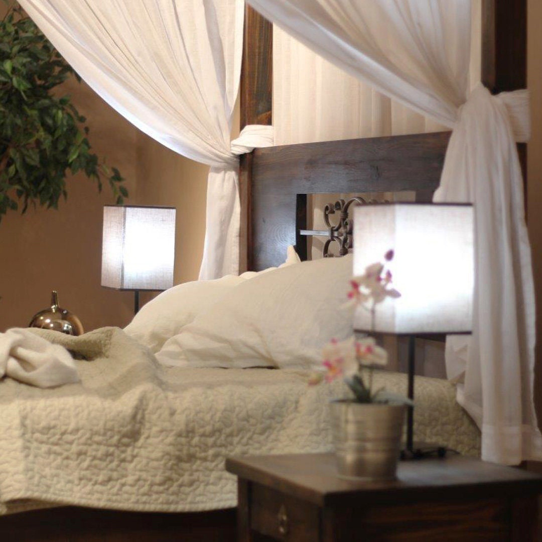 Kalamantan - Madura Wooden Bed With Canopy | Container Bed | Canopy Bed ...