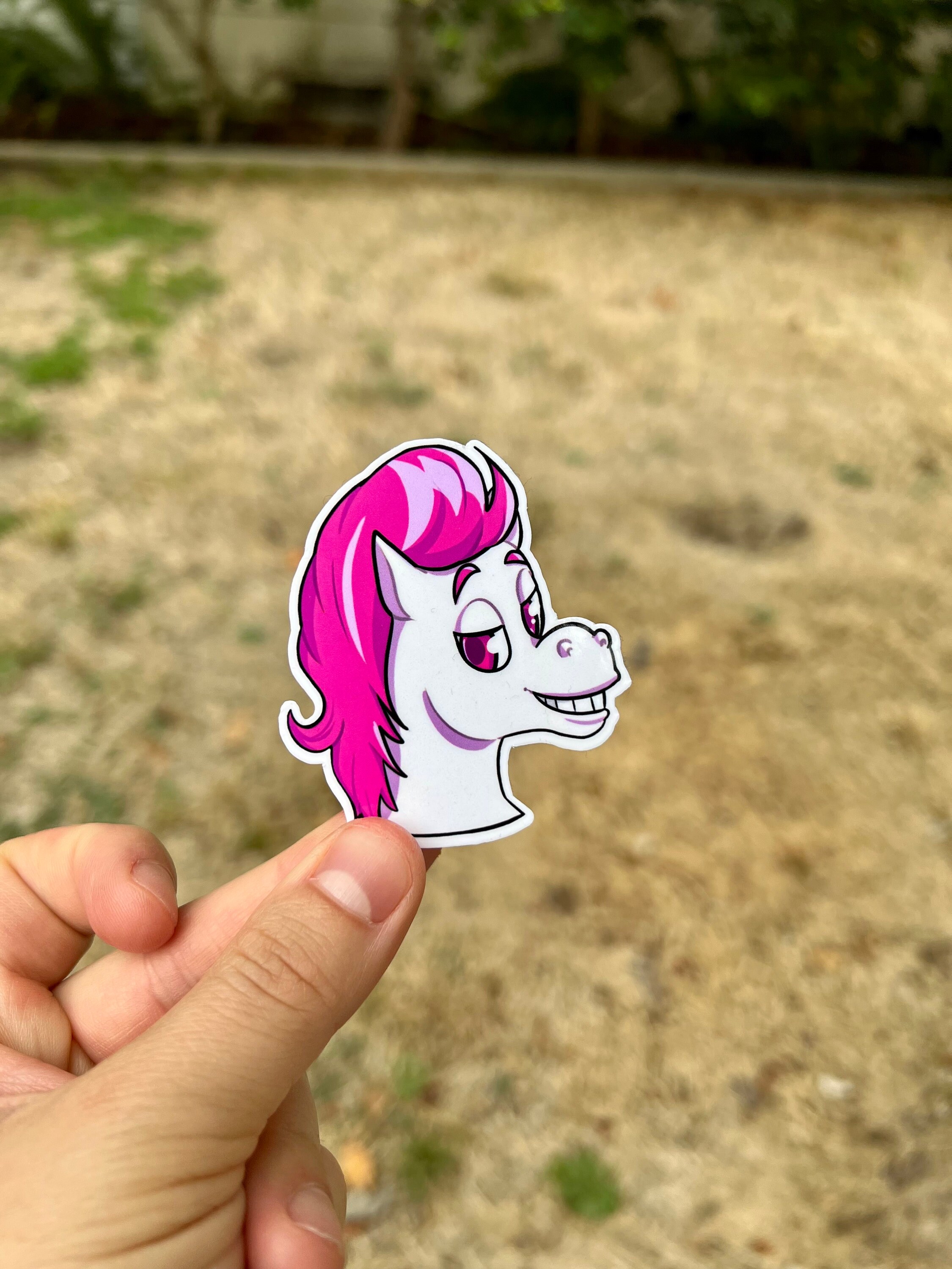 Sus Pony Sticker (waterproof Vinyl Sticker) - Etsy