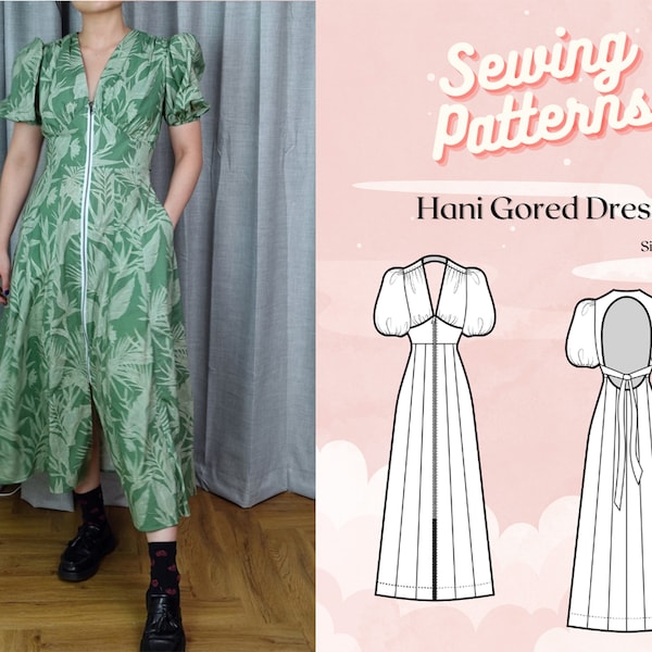 Panel Dress Pattern - Etsy