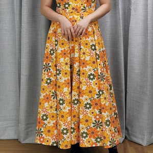 Plus+ Retro Collared V Neck Front Zipper With Pleated Full Skirt Dress ...
