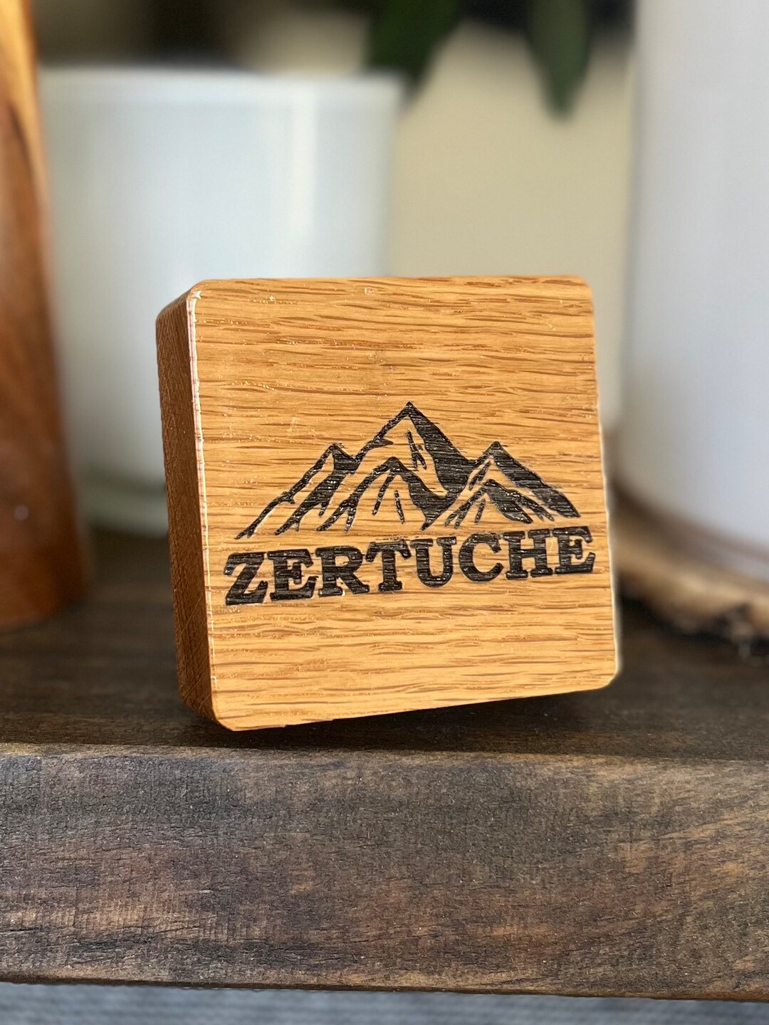 Last Name Hitch Cover Mountains Custom Tow Hitch Insert - Etsy