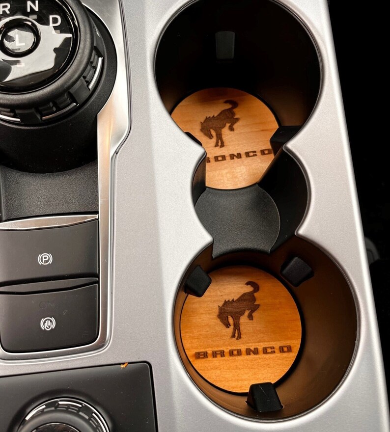 Two Ford Bronco Sport Coasters Cupholder Liners Cupliners 2022 - Etsy