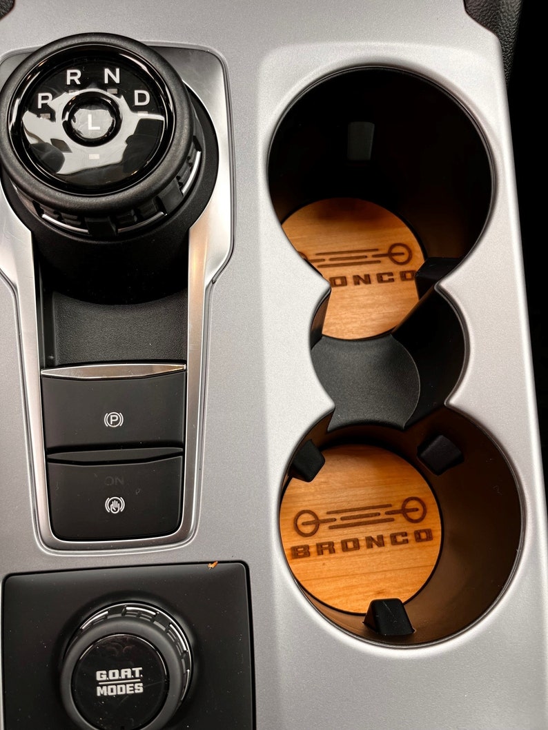 Two Ford Bronco Sport Coasters Cupholder Liners Cupliners 2022 - Etsy