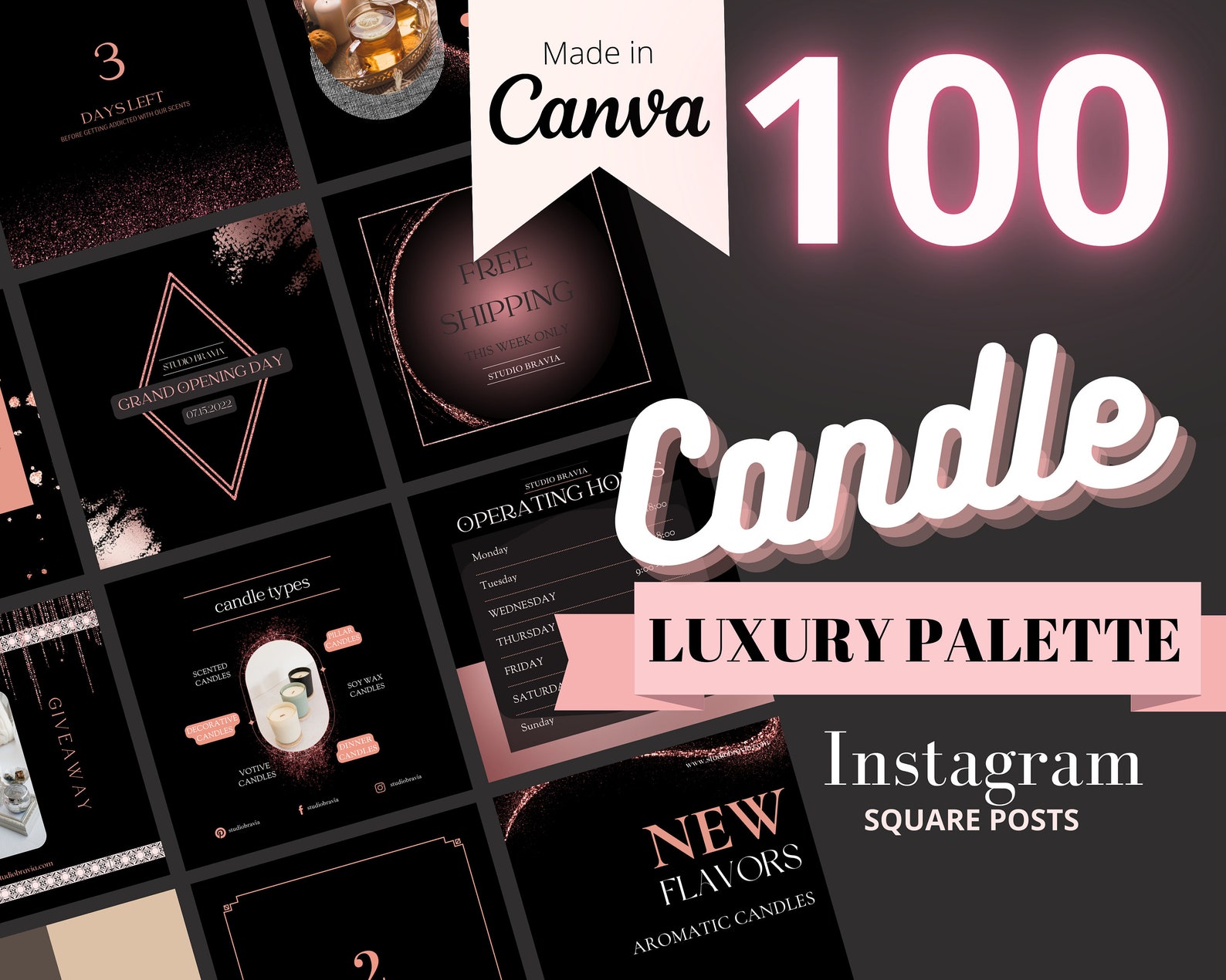 Candle Business Bundle Templates | Candle Business Bundle Content ...