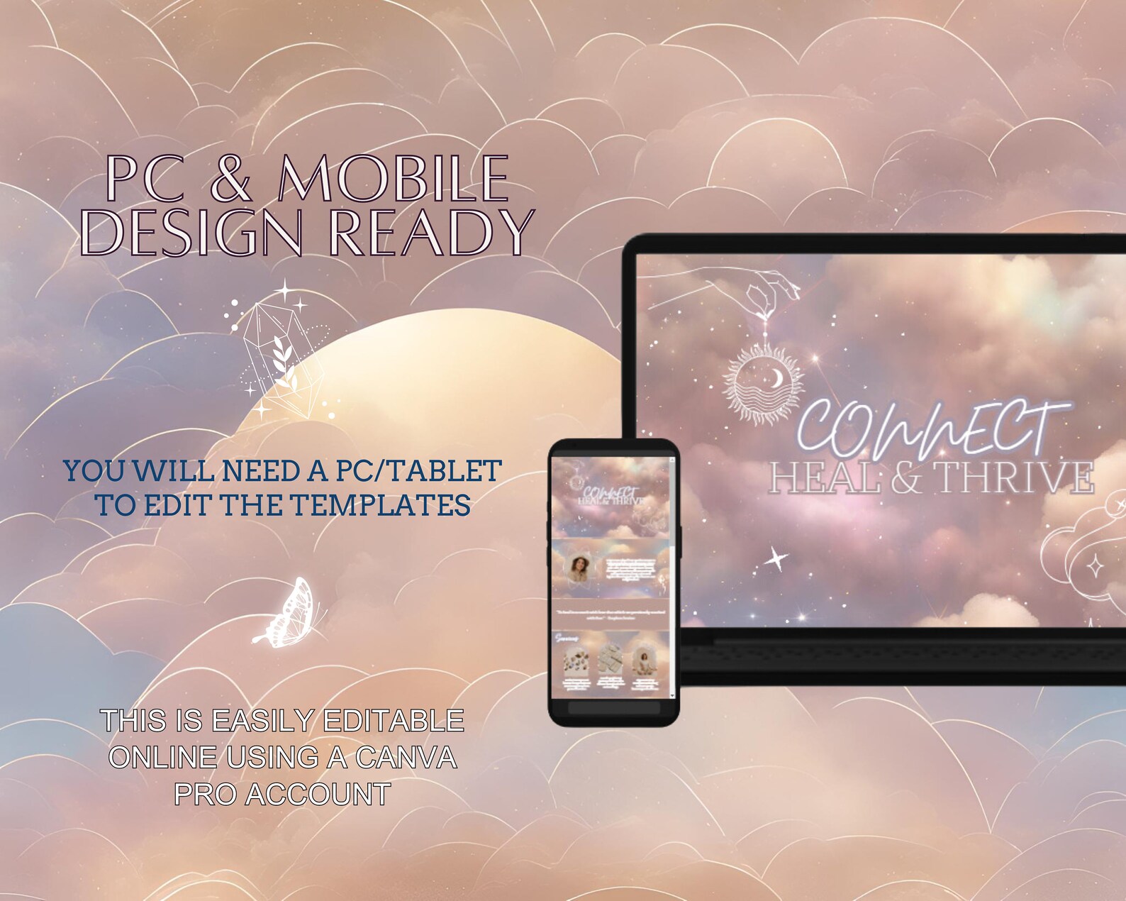 Celestial Spiritual Coach Website, Psychic Website, Celestial Website ...