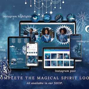 Manifest Magical Website Editable for Influencers, Coaches, Artists and ...