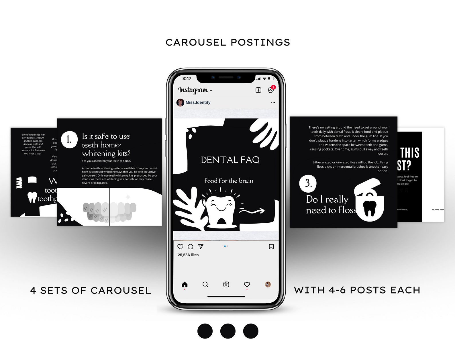 Dentist Instagram Templates Dental Clinic Templates Teeth - Etsy