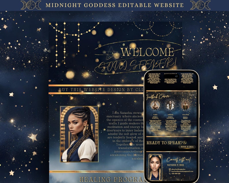 Enchanting Website for Spiritual Influencers, Coaches and Business ...