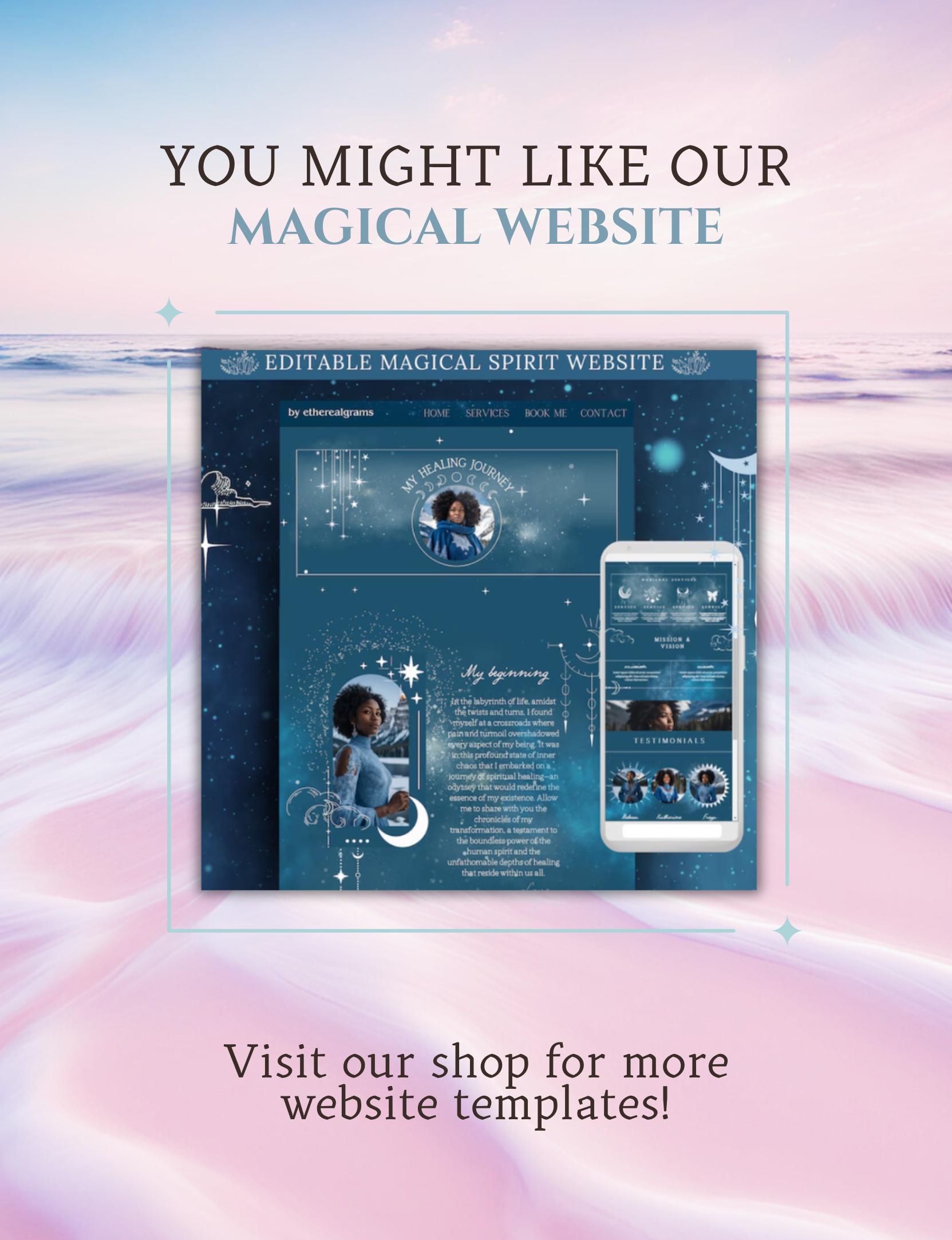 Mermaid Influencer Website, Coaching Website Marina Theme, Pastel ...