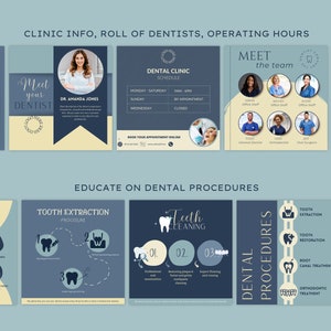 Dental Clinic Instagram Templates, Dentist Instagram Posts, Oral ...