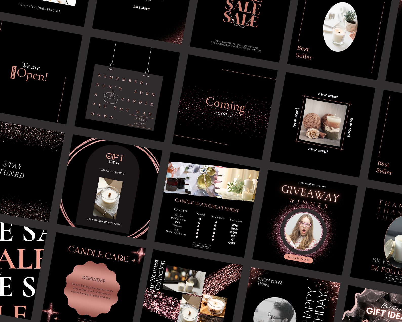 Candle Business Bundle Templates Candle Business Bundle - Etsy