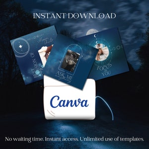 Magical Instagram Template, Spiritual Instagram Posts, Magical Social ...