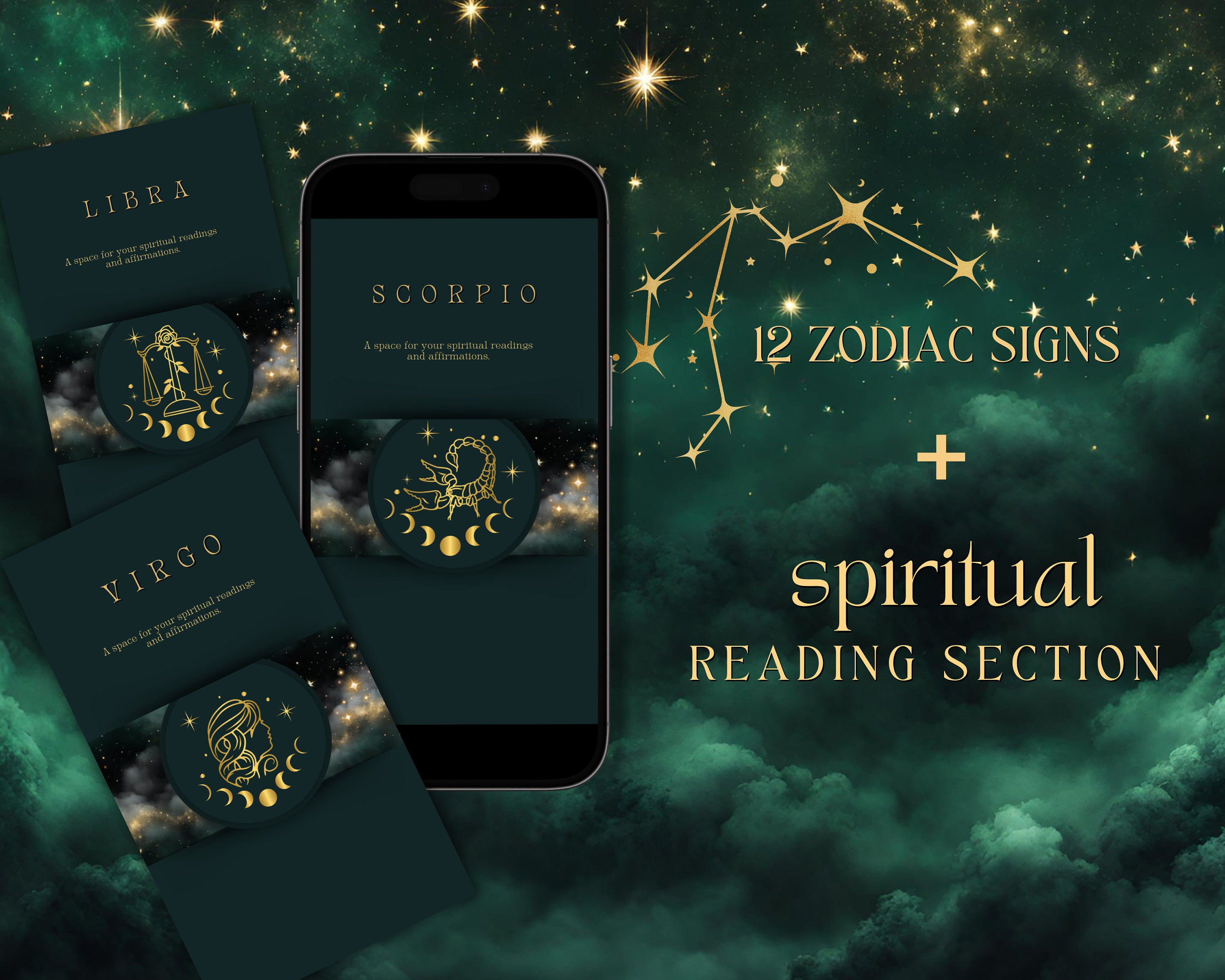 Divine Spiritual Healer Instagram Templates, Reiki Instagram Templates ...