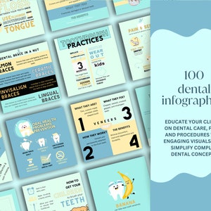 Dental Instagram Template Bundle for Dentist and Dental Clinic, With ...