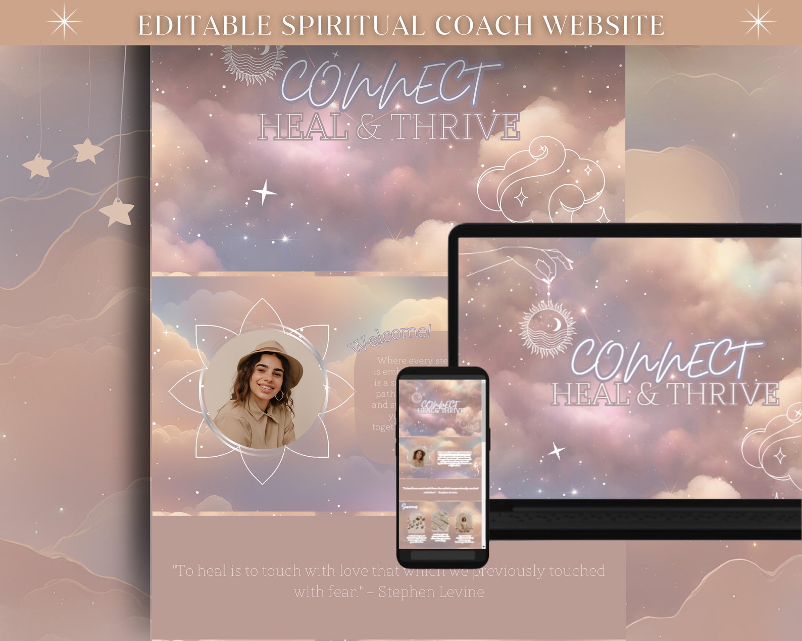 Celestial Spiritual Coach Website, Psychic Website, Celestial Website ...