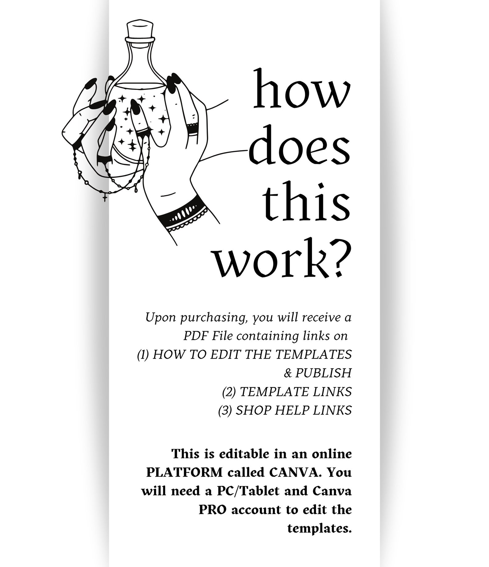 Witchy Website Coaching Canva Template, Warlock Website, Witchy ...