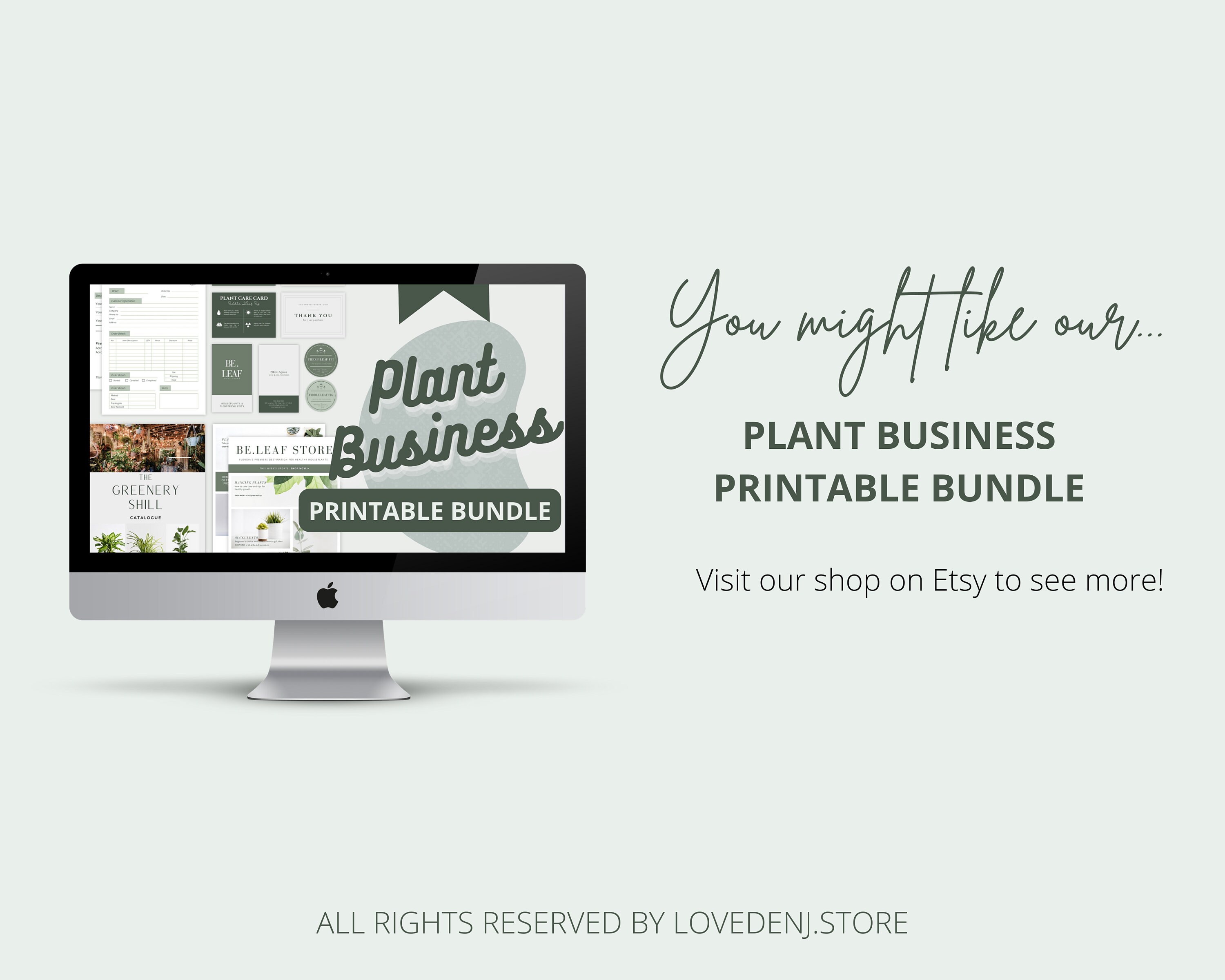 100 Instagram Plant Store Templates Garden Shop Editable - Etsy