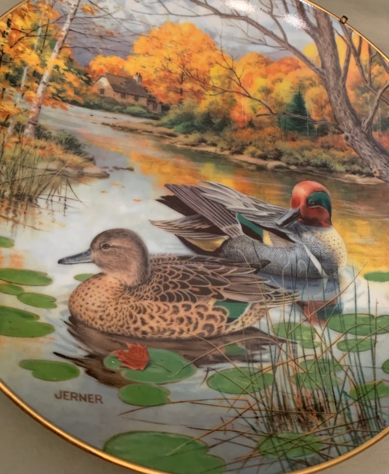 Collector Plates- the Wildlife Society- DUCKS - Etsy