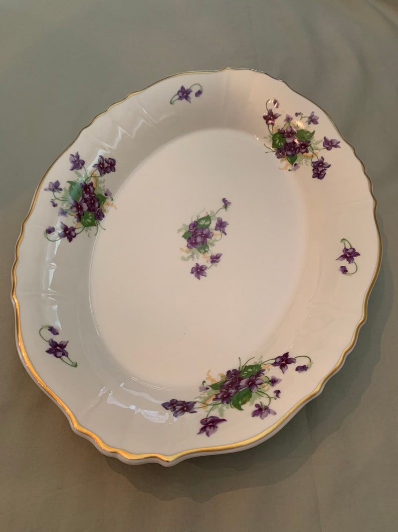FEDRAL SYRACUSE CHINA Violet Pattern - Etsy