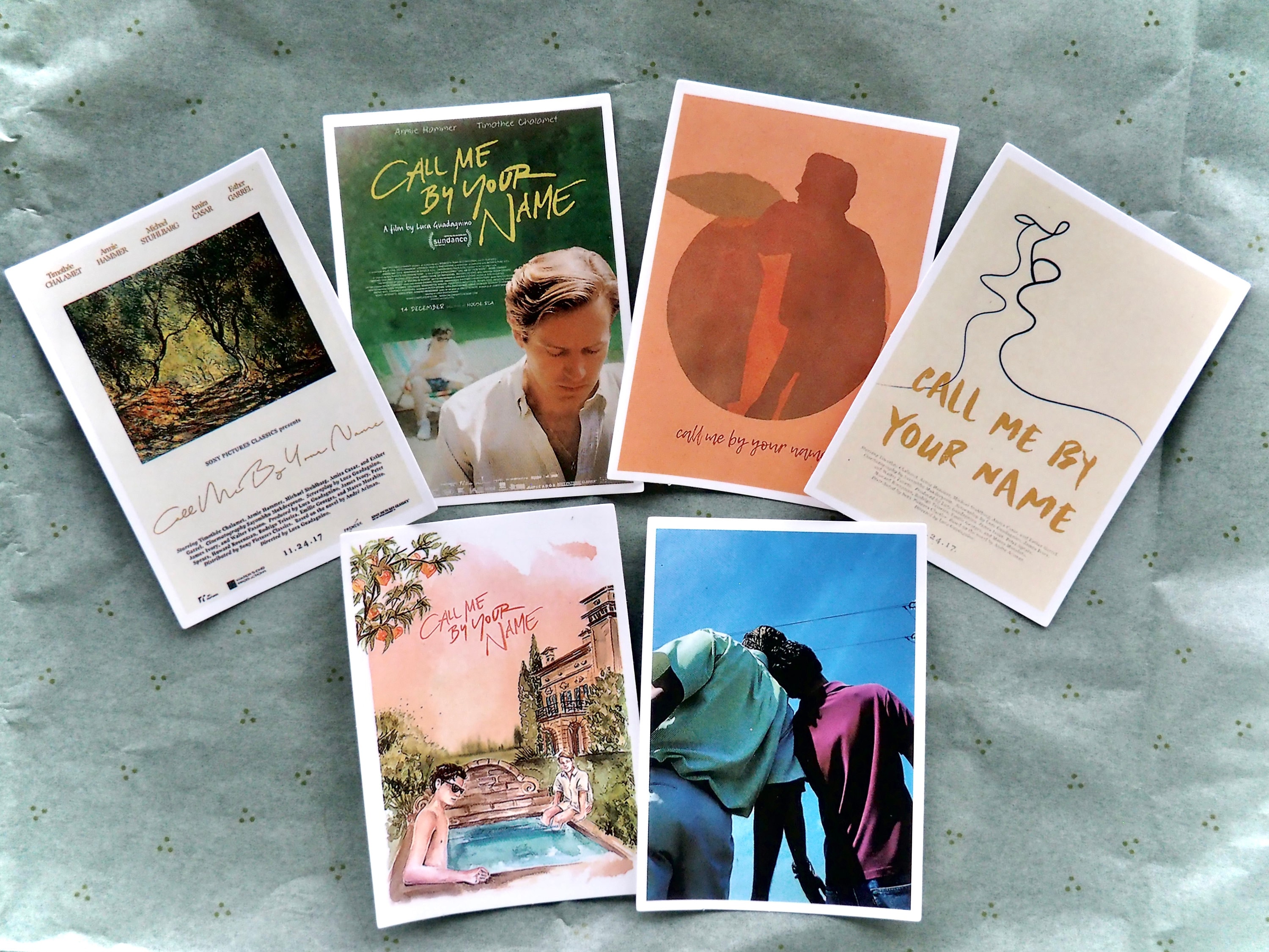 Call Me by Your Name Sticker Pack - Etsy