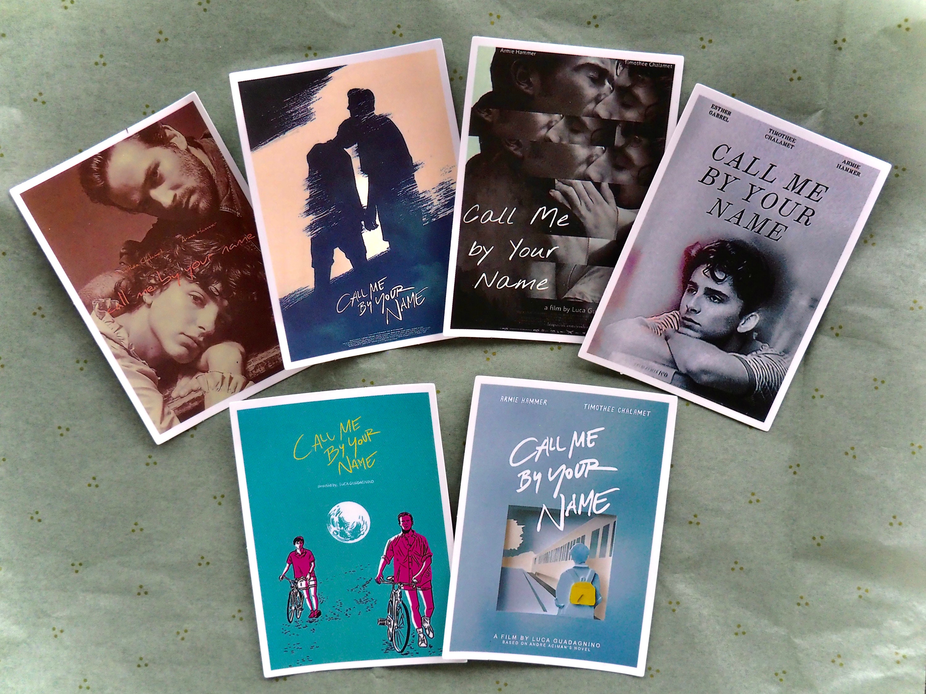 Call Me by Your Name Sticker Pack - Etsy