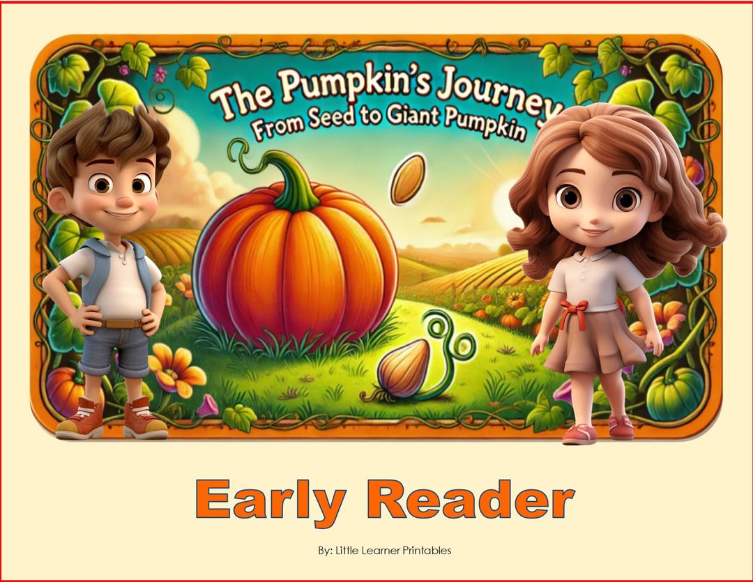 The Pumpkins Journey: From Seed to Giant Pumpkin Early Reader - Etsy