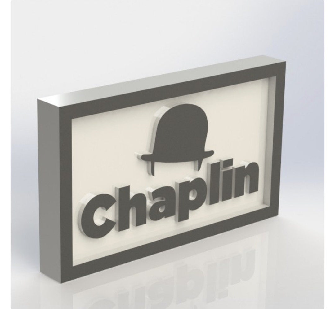 Charlie Chaplin Sign - Etsy