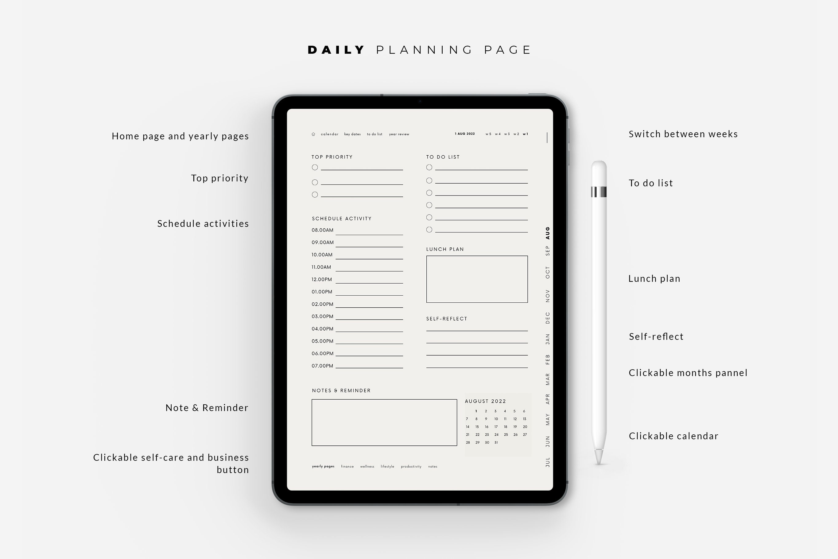 Digital Planner Nov Dec 2022 Full 2023 Life Planner - Etsy