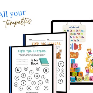 Kids Planner | Editable in Canva - Printable Kids Planner, Kids Log ...