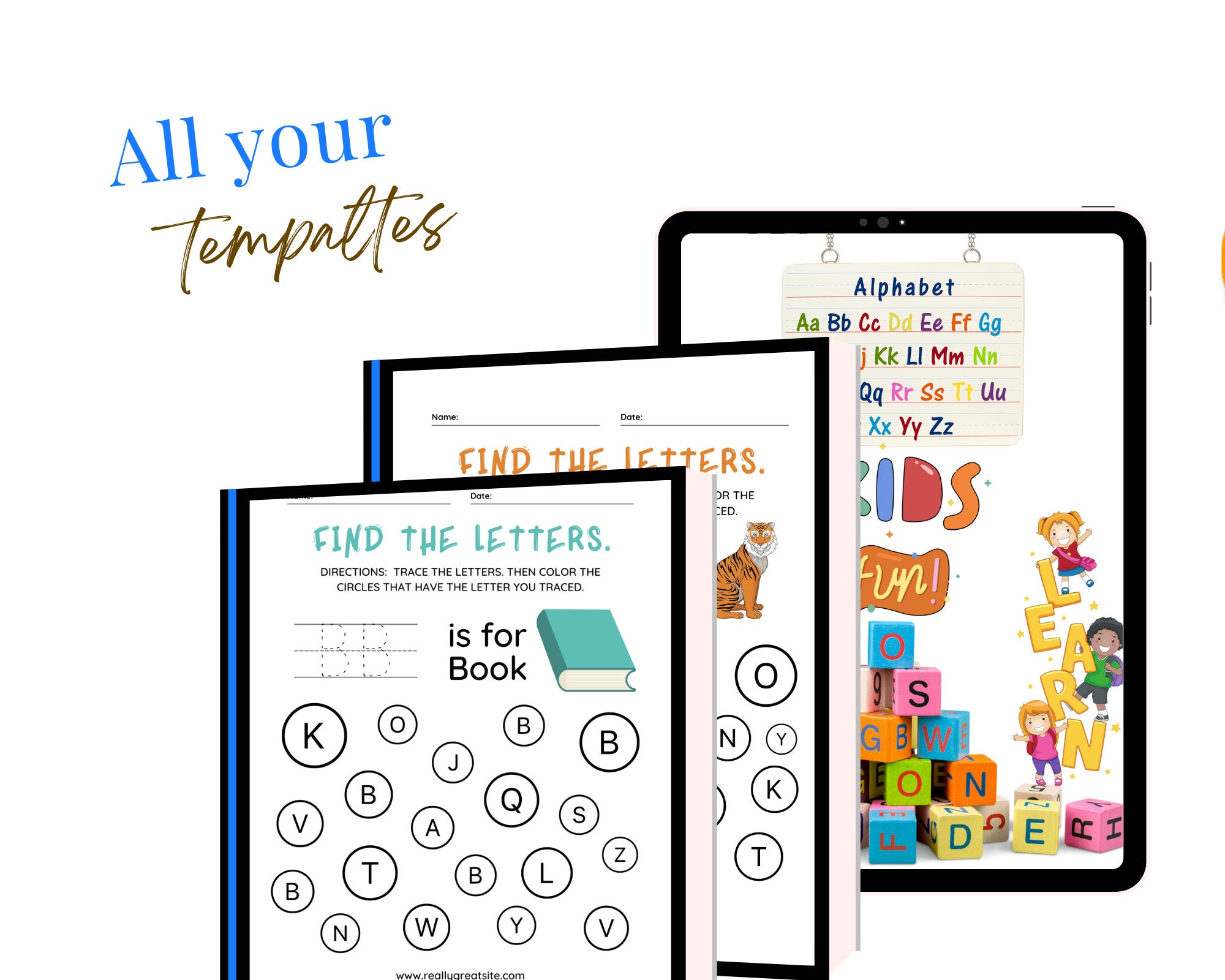Kids Planner Editable in Canva Printable Kids Planner - Etsy