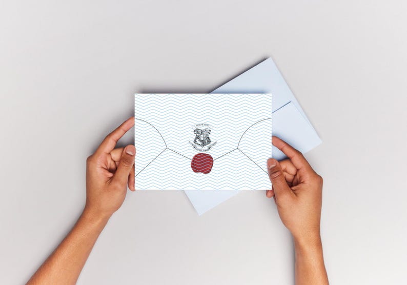 Mock Magical Wizard Party Letter Envelopes, Admittance Letter Envelopes ...