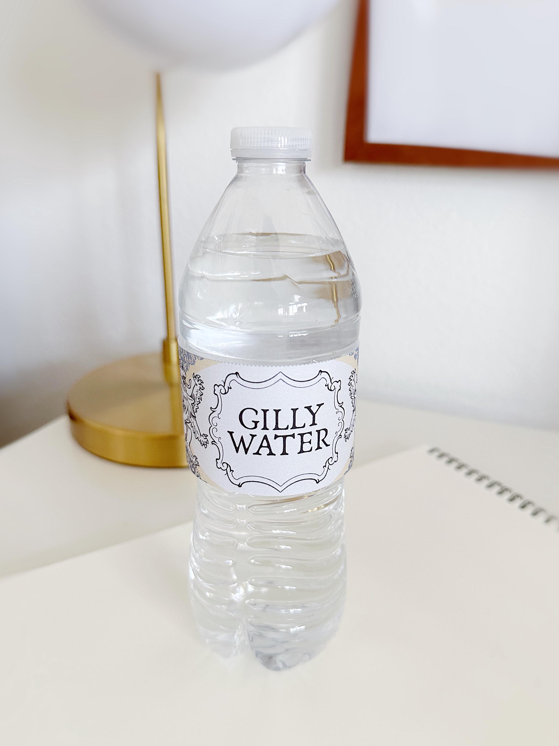 Printable Magic Water Bottle Labels, Gilly Water Label, Wizard Party ...