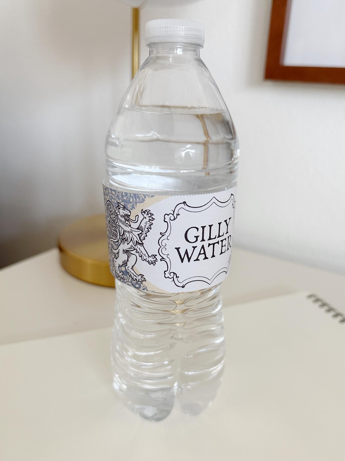 Printable Gilly Water Bottle Labels: Wizard Party Decor (digital ...