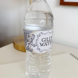 Printable Magic Water Bottle Labels, Gilly Water Label, Wizard Party ...