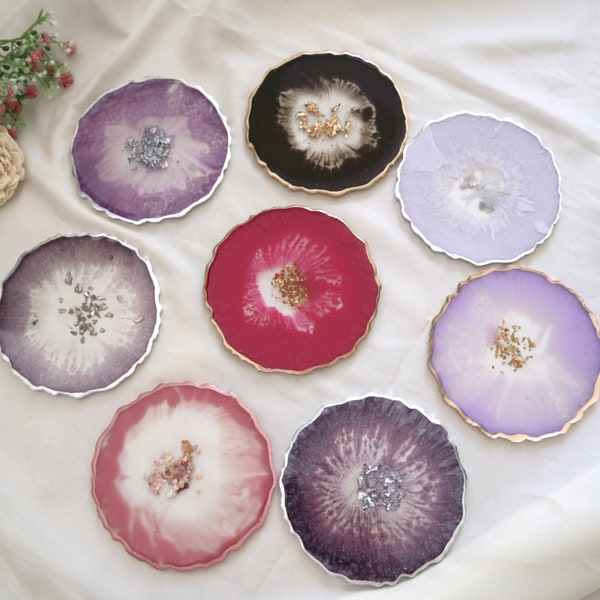 Resin Coasters Set - Etsy