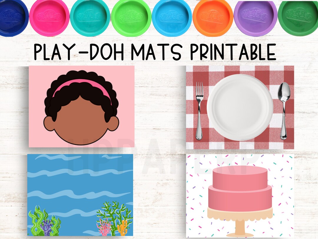 Play-doh Mats Printable Digital Download - Etsy