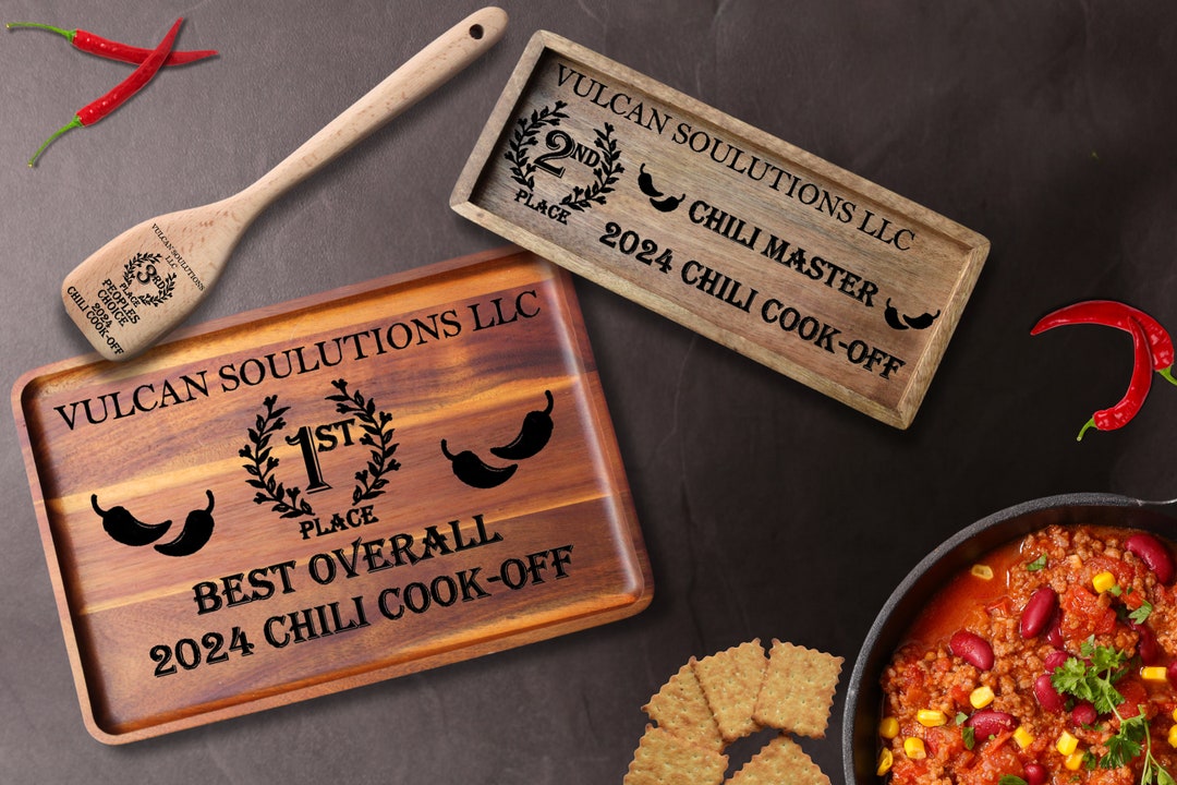 Cooking Contest Award Bundle, Cooking Gifts, Chili Cookoff Trophy ...