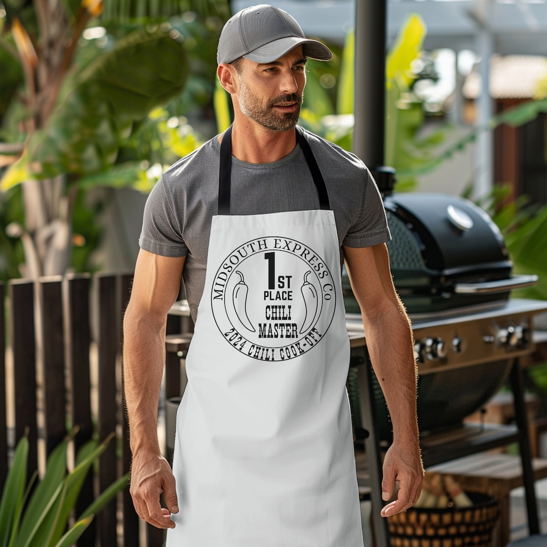 Custom Chili Cookoff Apron, Food Competition Award, Grilling Contest ...
