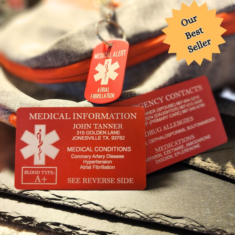 Medical Alert Tag - Etsy