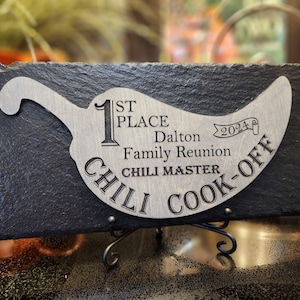 Chili Cookoff Award, Food Competition Prize, Personalized Winners ...