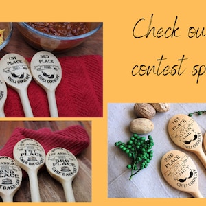 Grilling Contest Winner Award, Personalized Spatula, Cook off ...