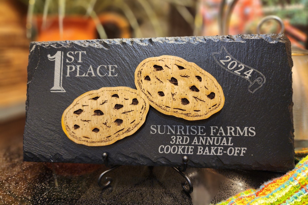 Best Cookie Bakers Gift Award, Personalized Winners Plaque, Baking ...