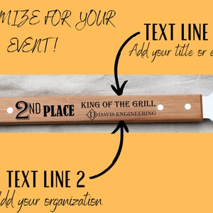 Grilling Contest Winner Award, Personalized Spatula, Cook off ...